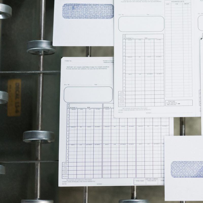 Contribution Report Forms - One Write Company