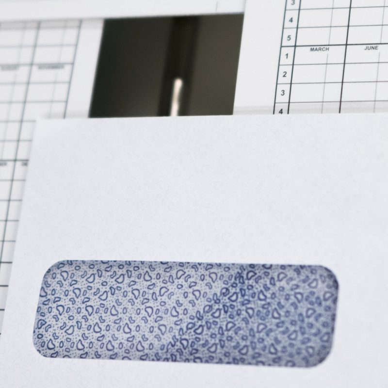 Contribution Report and Envelope Order Form - One Write Company